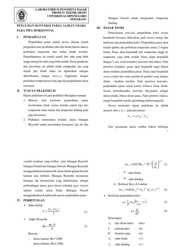Modul KONVEKSI PAKSA | PDF