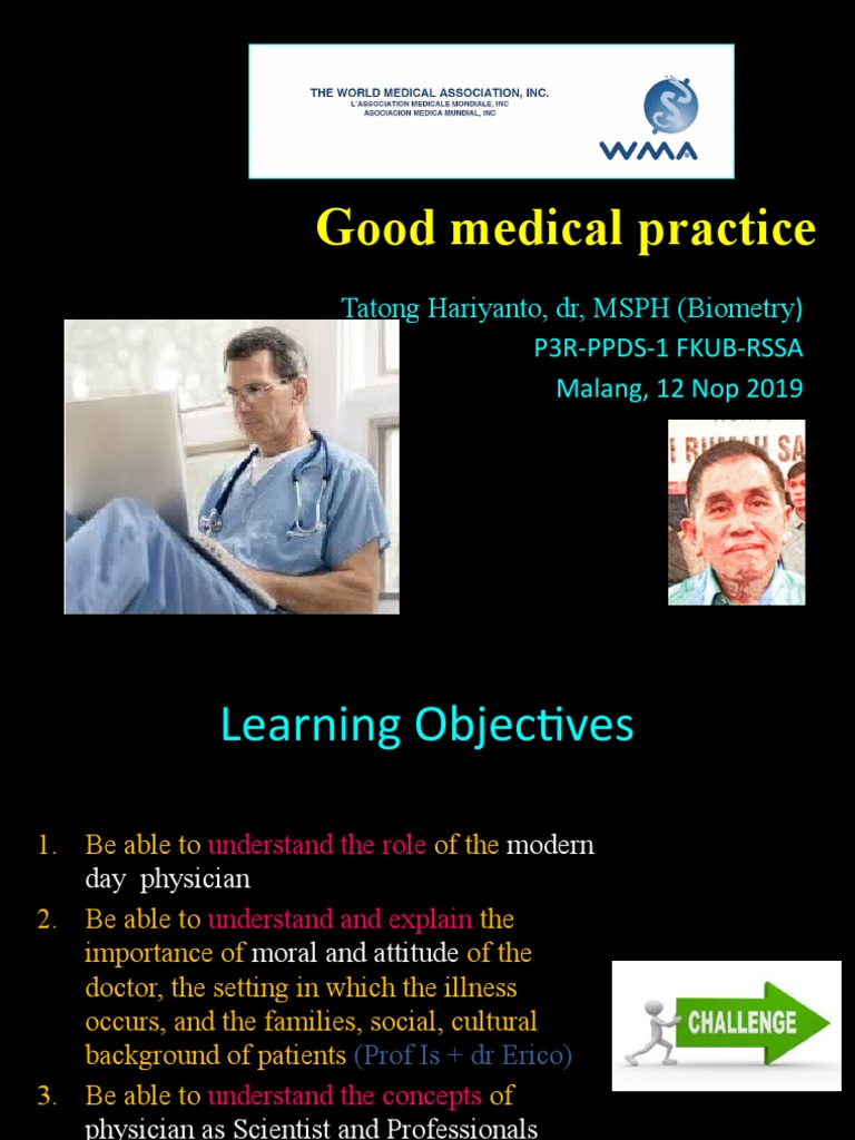 Good Medical Practice Nov12 - 2019 | PDF | Health Care | Patient