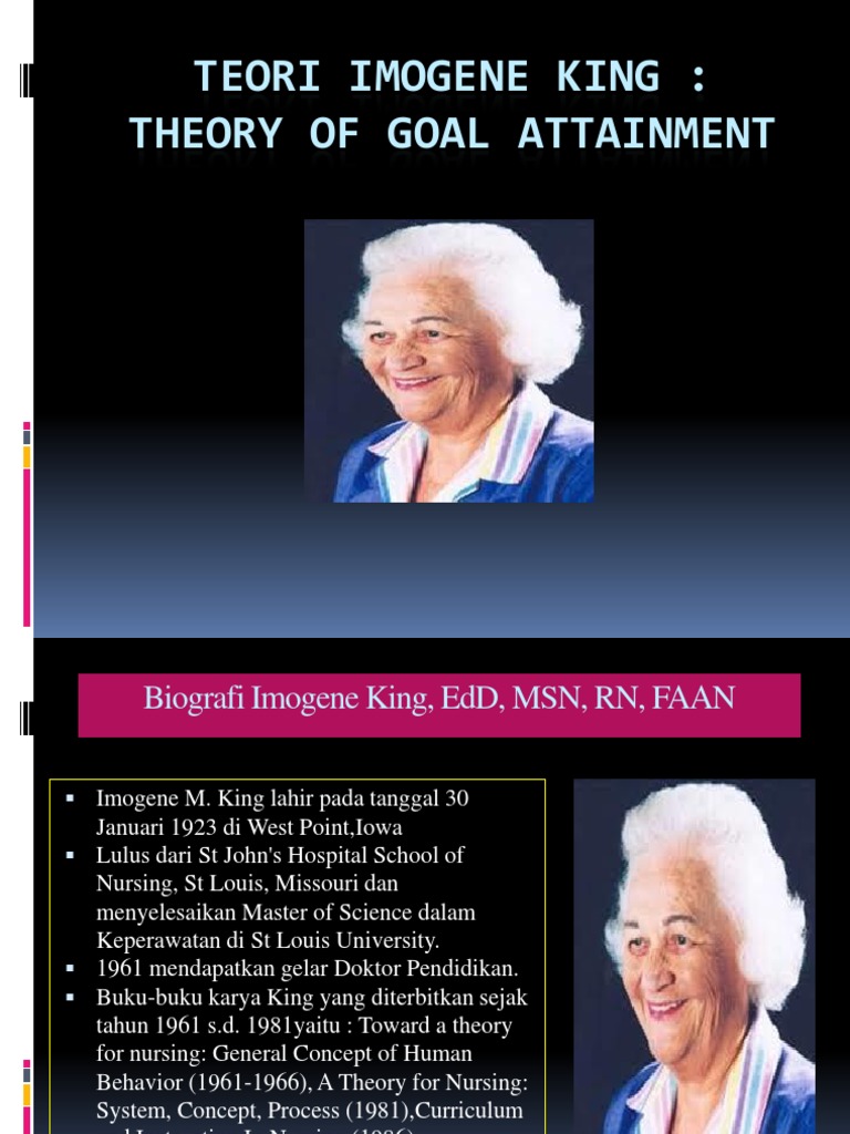 FALSAFAH KEPERAWATAN - Teori Imogene King Revisi | PDF