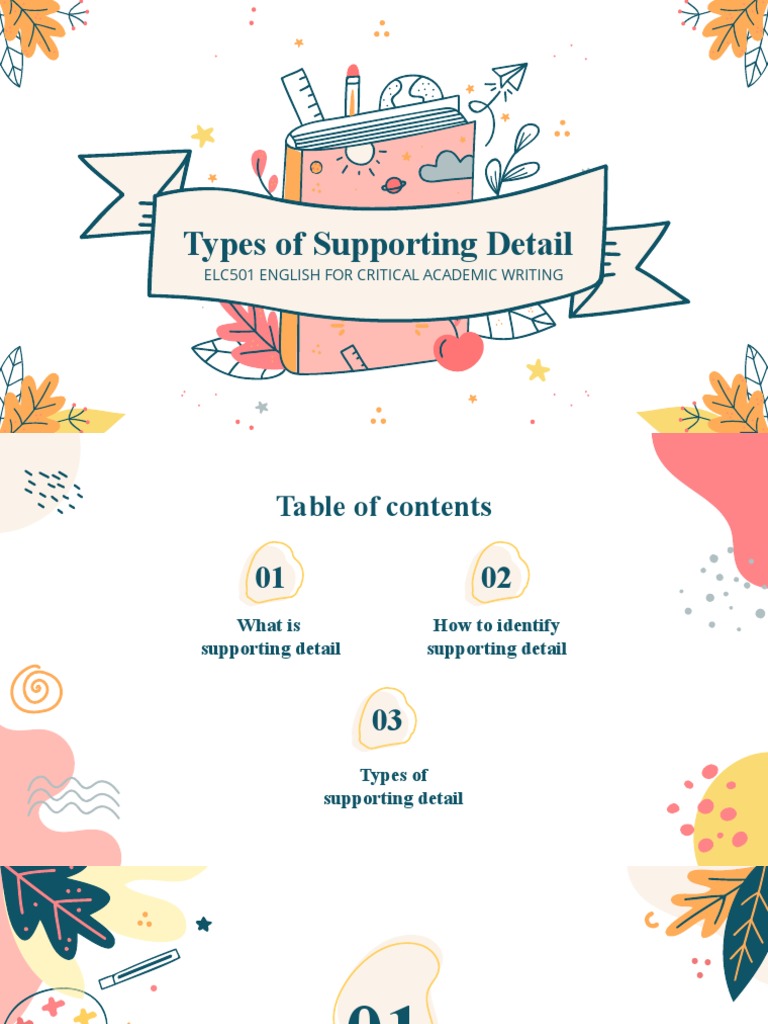 Types of Supporting Details | PDF | Idea | Rainbow