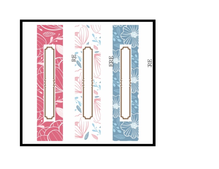 1 Inch Vertical Binder Spine Template | PDF