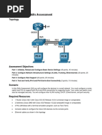 Evaluación de Habilidades Prácticas de PT (PTSA) - Parte 2 | PDF | I Pv6 | Ip Address