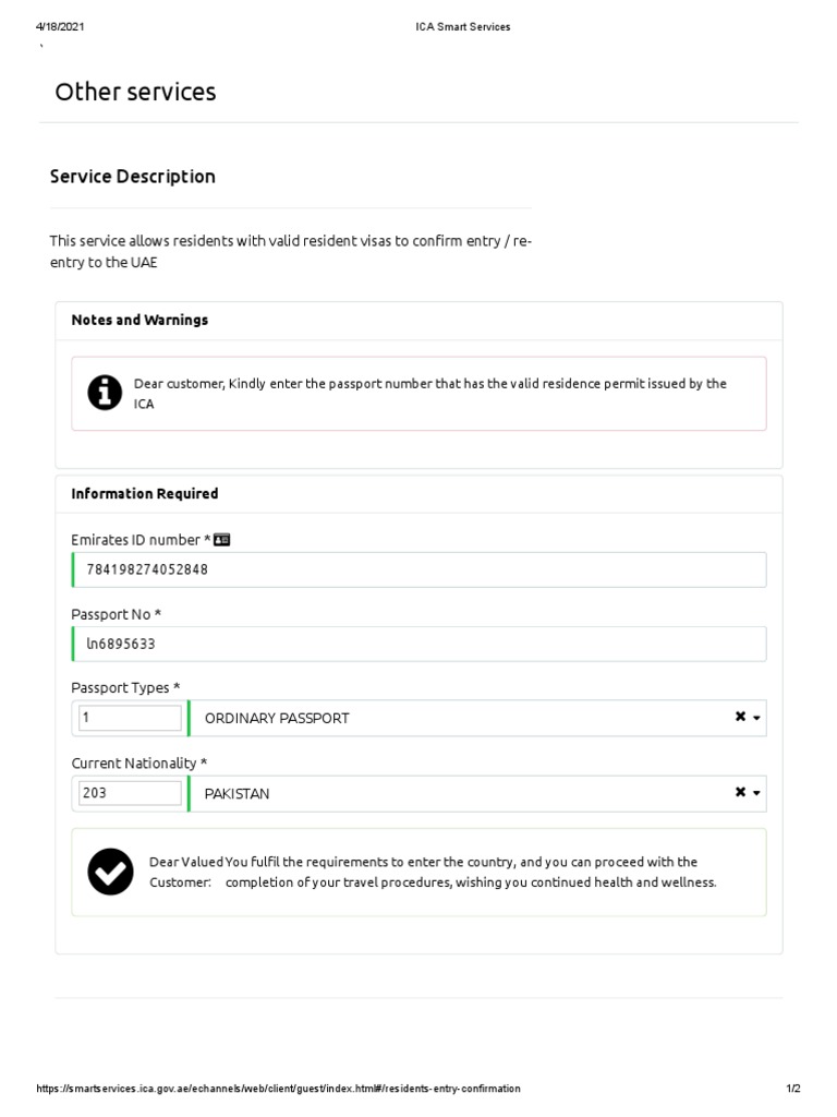 ICA Smart Services.. | PDF | Passport | Travel Visa