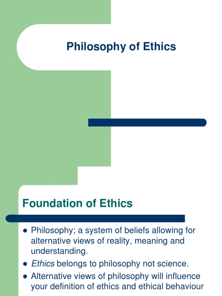 Understanding Ethics in Philosophy | PDF | Idealism | Pragmatism