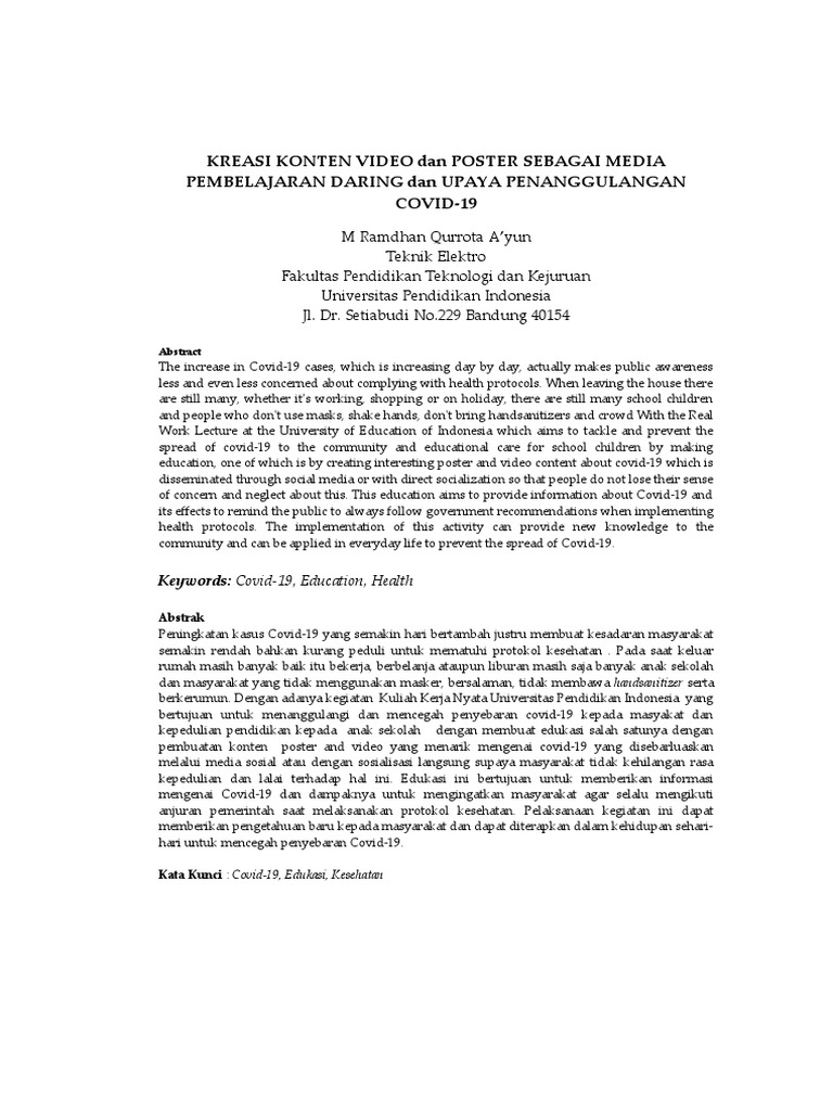 M Ramdhan Qurrota A'yun - 1800680 - Book Chapter | PDF