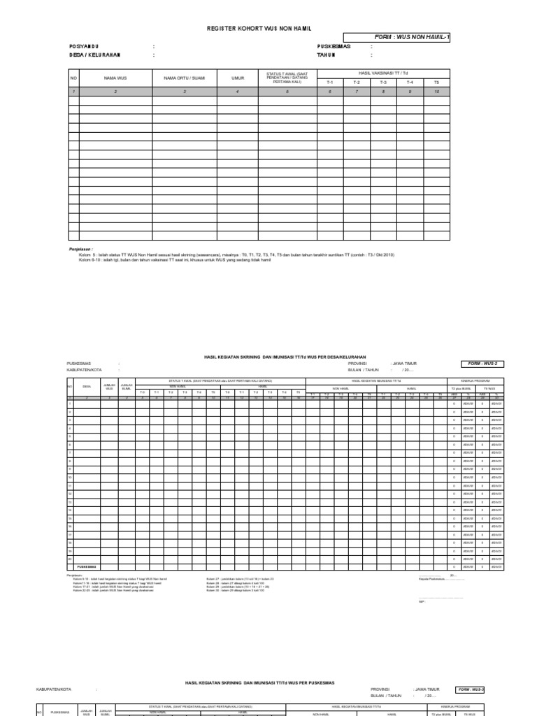 FORM - Screening TT WUS FINAL | PDF