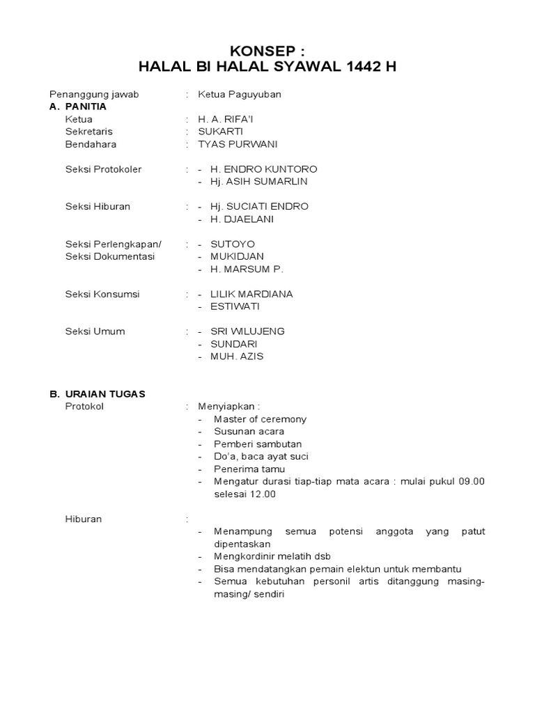 Konsep Halal Bihalal | PDF