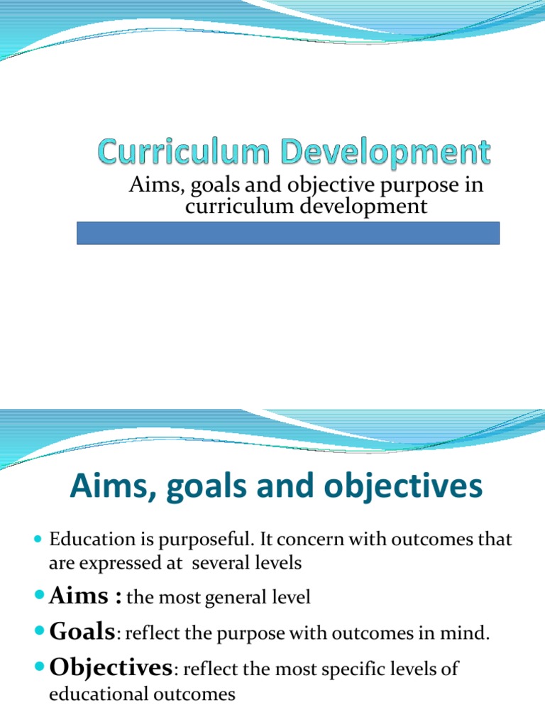Aims, Goals, Objectives | PDF | Intention | Goal