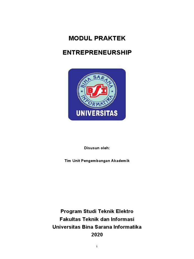 04-Modul Entrepreneur | PDF