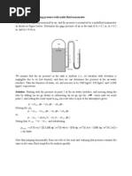 Manometer Problems Worksheet - Answers | PDF | Pressure Measurement ...