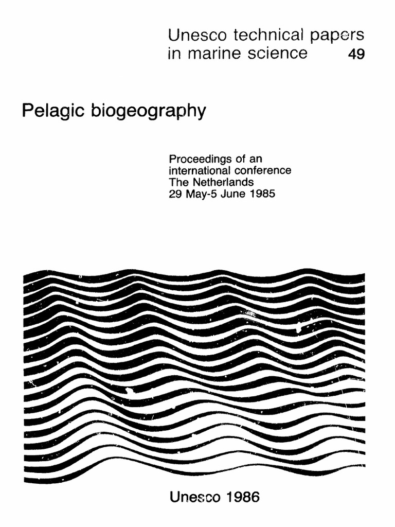 Unesco Technical Papers | PDF | Plankton | Oceanography