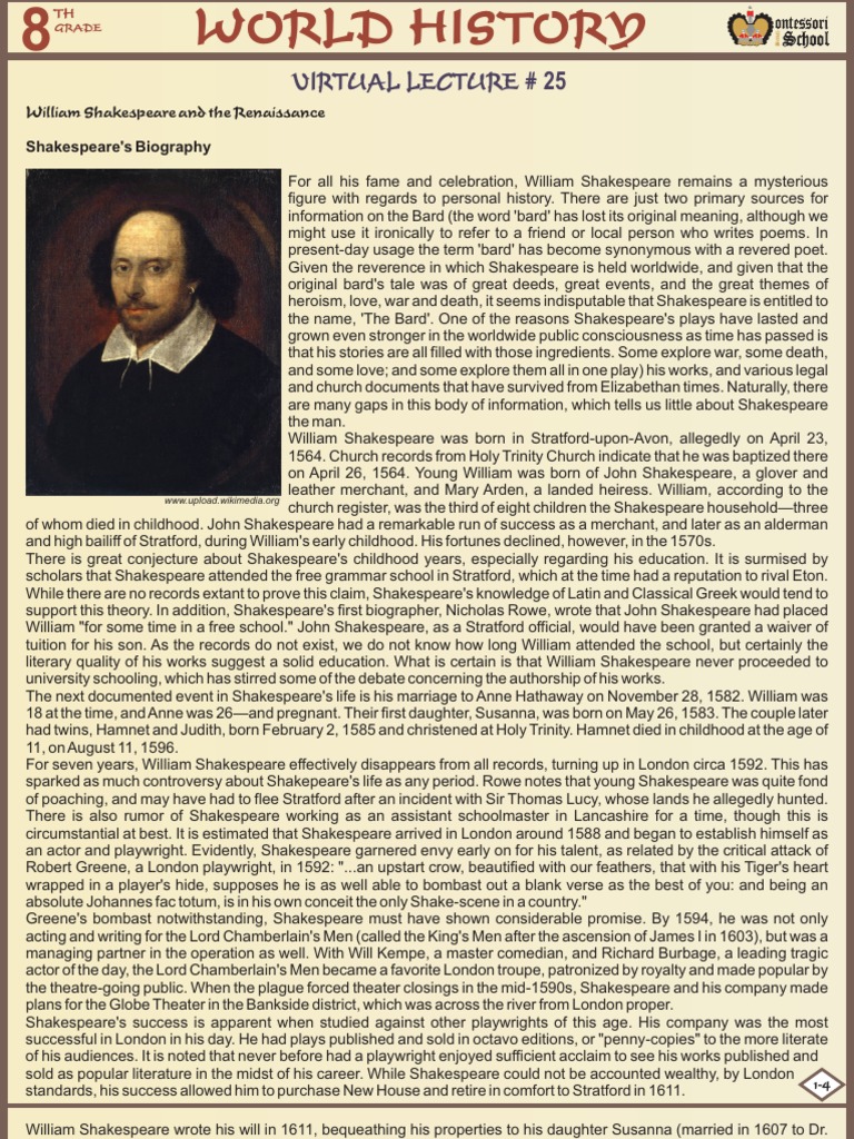 VL25.William Shakespeare and The Renaissance | PDF | Francis Drake ...