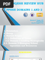 Nqesh Review Hub-Overview On PPSSH | PDF | Leadership | Teachers