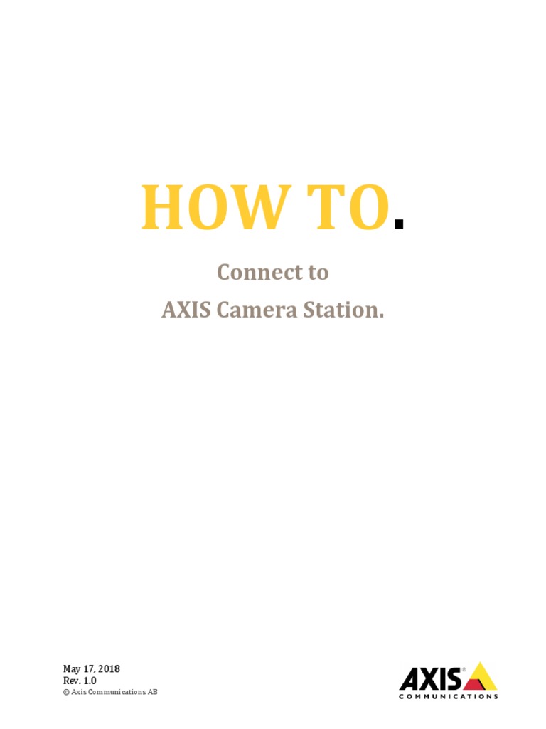 Acs Remote Connection Guide en | PDF | Proxy Server | Port (Computer ...