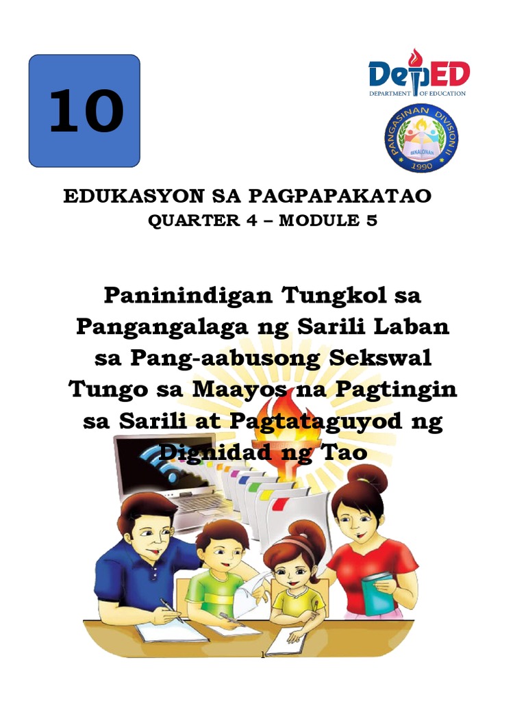 EsP 10 Modyul 5 Ikalimang Linggo Q4 2.docxdivision SLM | PDF