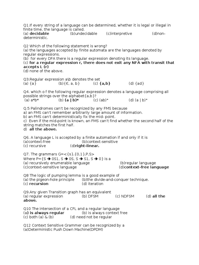 Toc | PDF | Regular Expression | Formalism (Deductive)