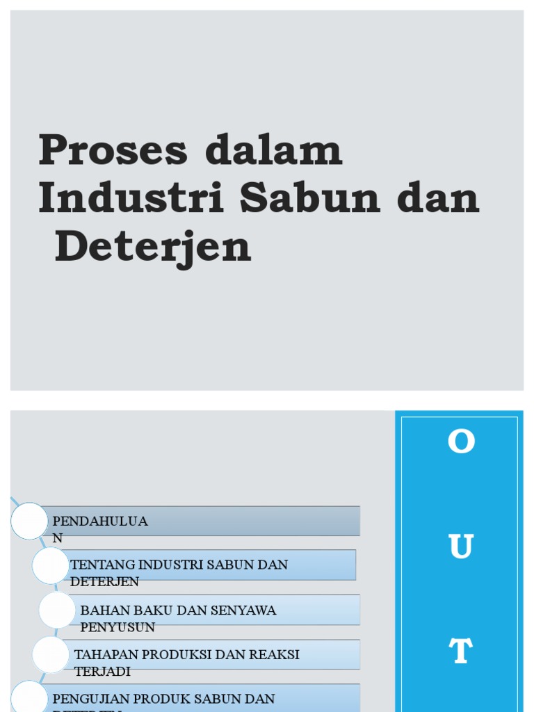 Proses Industri Detergen Dan Sabun Pdf