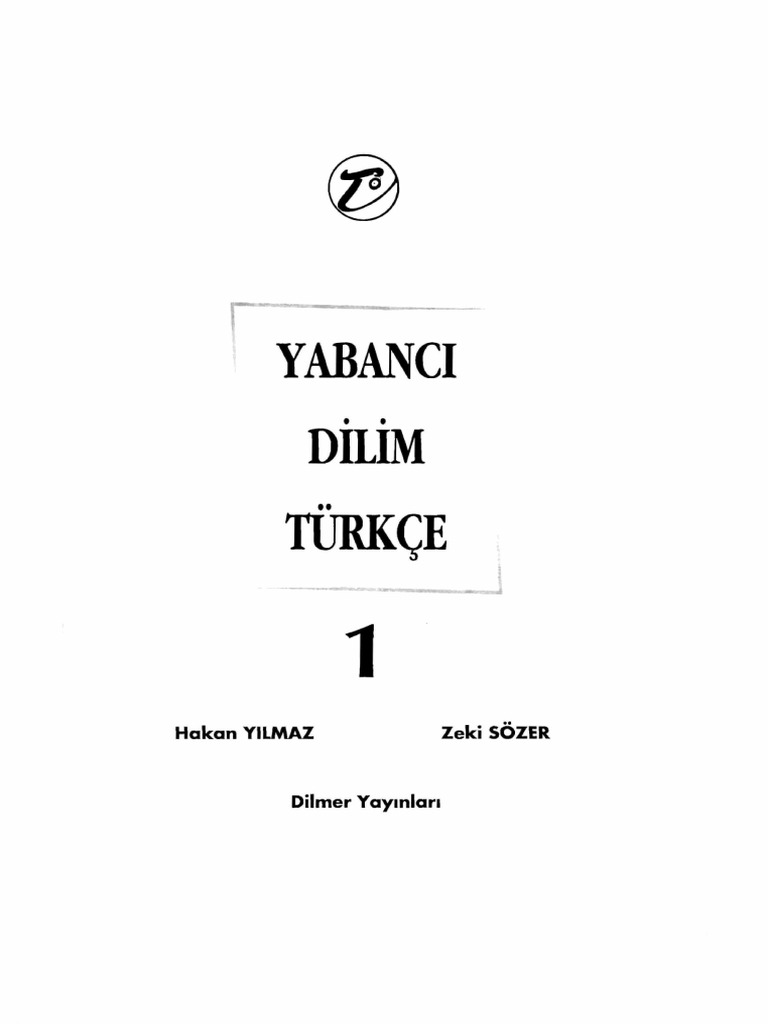 Yabanci Dilim Turkce 1 Edited | PDF
