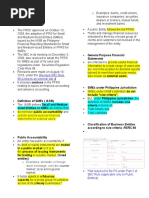 Module 1 - List of Full PFRS | PDF | Financial Statement | Accounting