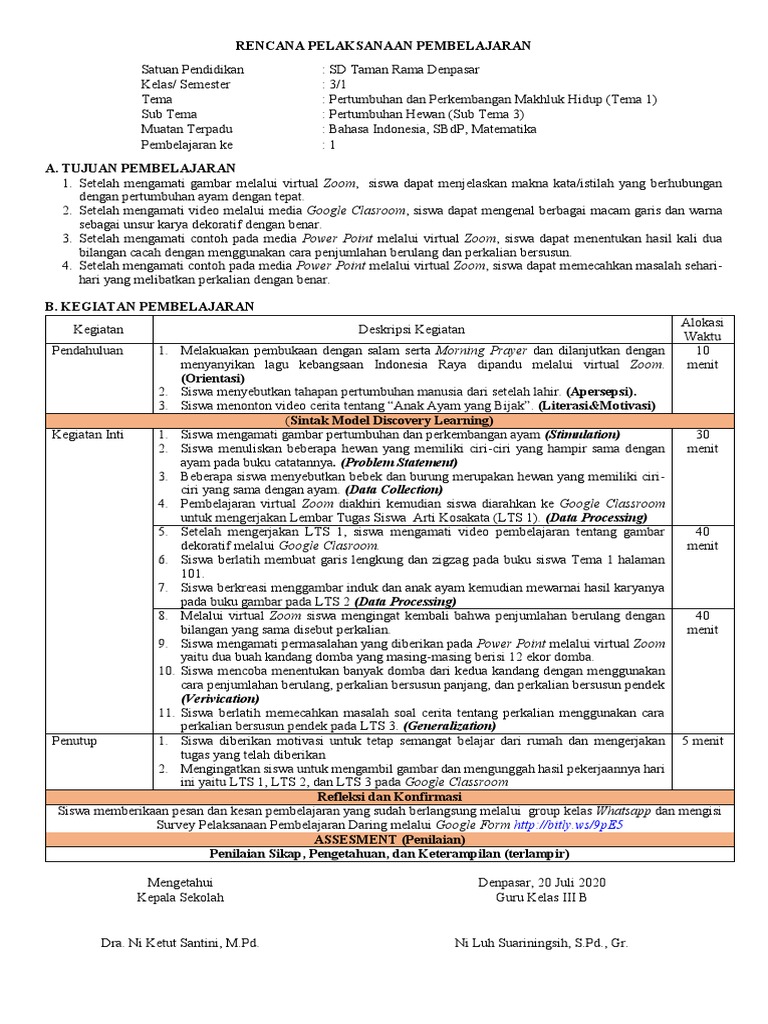 LTS B. Indo Tema 1 ST 3 P1 | PDF | Seni & Disiplin Bahasa