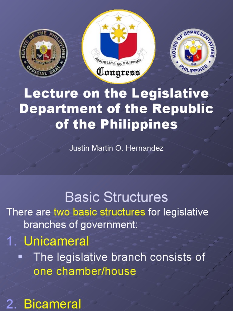 Overview of the Philippine Legislative Branch | PDF | United States ...
