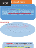 Officers Job Discription | PDF | Elder (Christianity) | Deacon