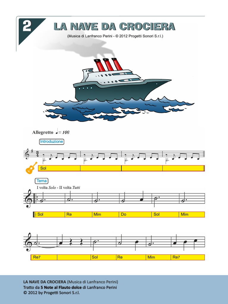 CLASSI PRIME La Nave Da Crociera | PDF