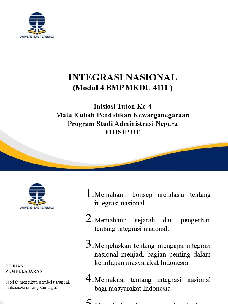 Shely Cathrin - Materi 4 Integrasi Nasional - MKDU 4111 | PDF | Sejarah