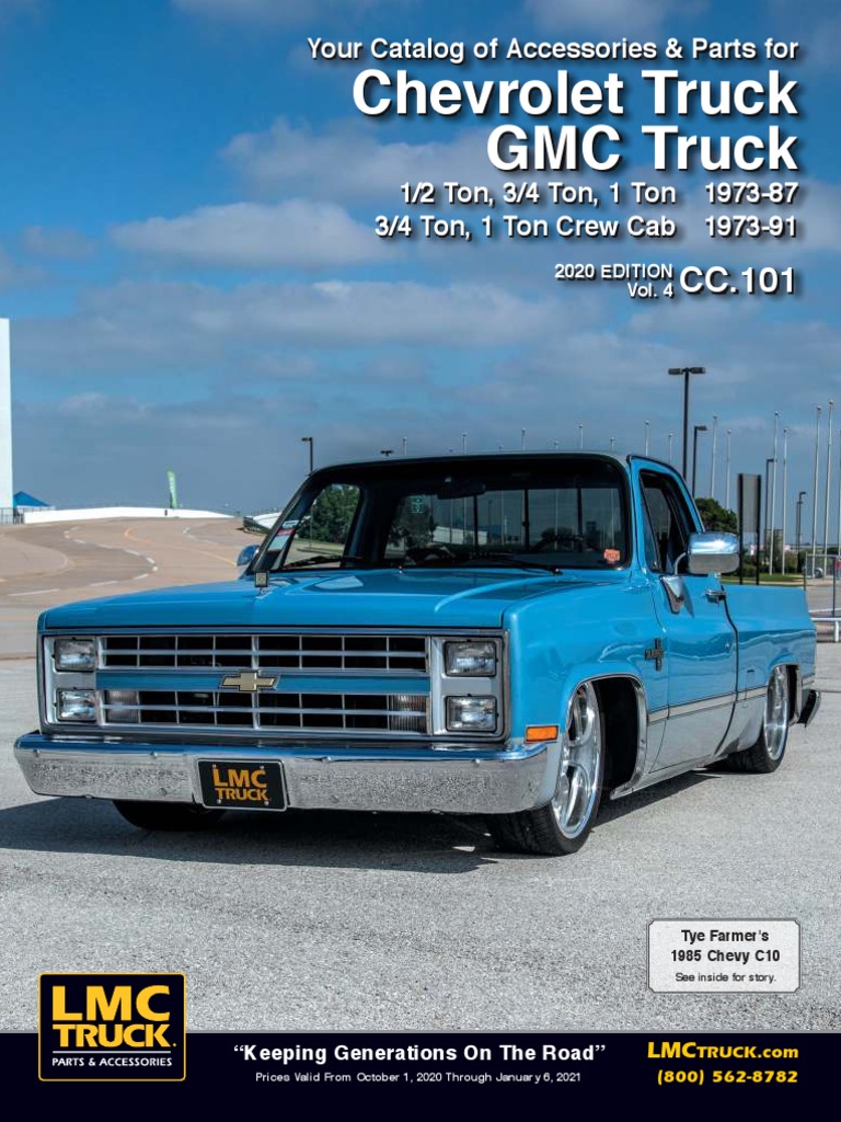 Chevrolet gmc truck parts & accessories catalog store