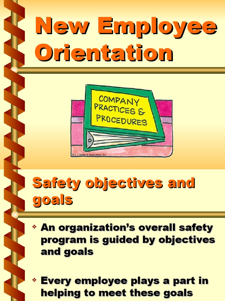 New Employee Orientation | PDF | Occupational Safety And Health ...