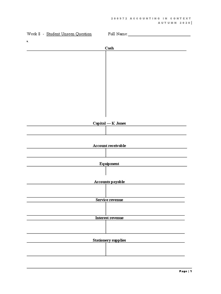 Unseen Question Template | PDF | Business | Finance & Money Management