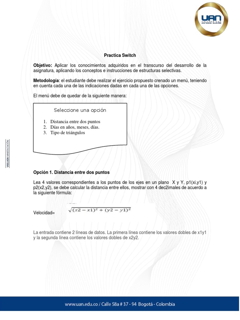 Estructuras Selectivas Switch Pdf 8202
