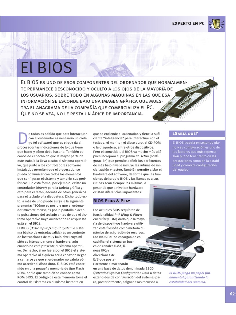 La Bios | PDF | Bios | Hardware de la computadora