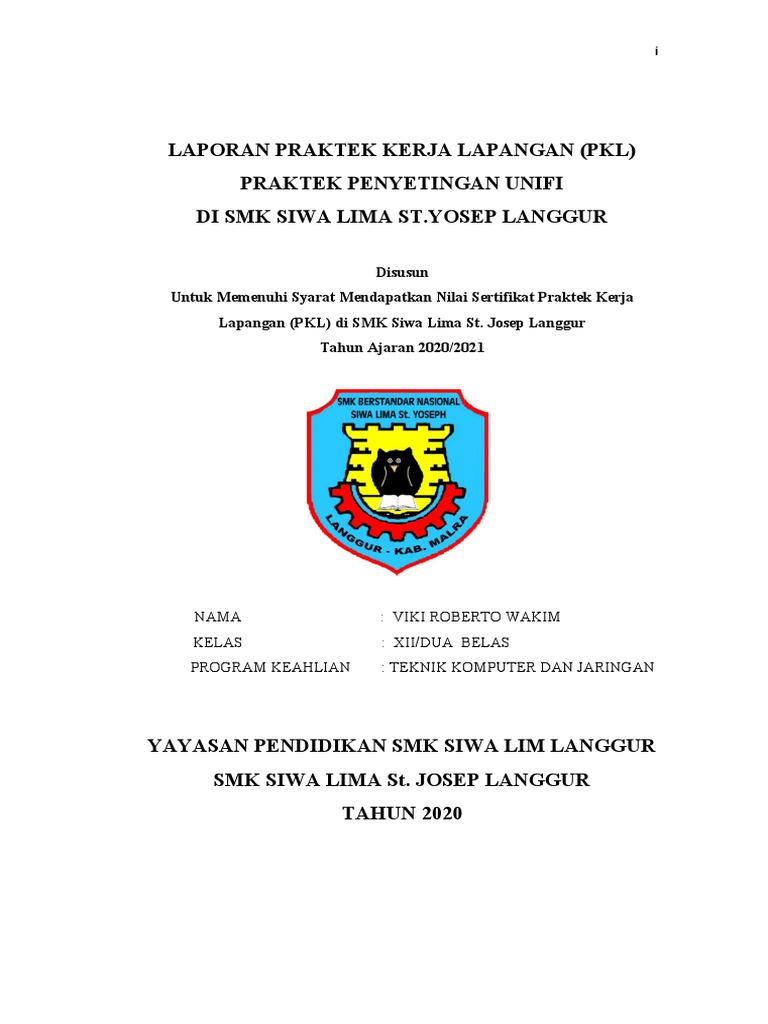 Laporan Praktek Kerja Lapangan | PDF