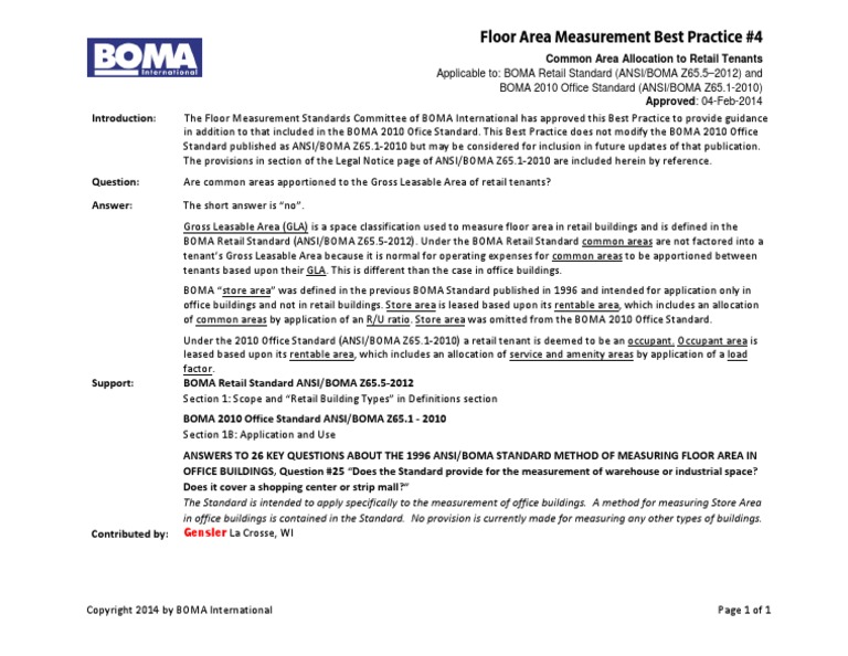 BOMA Best Practices 4 | PDF | Retail | Business