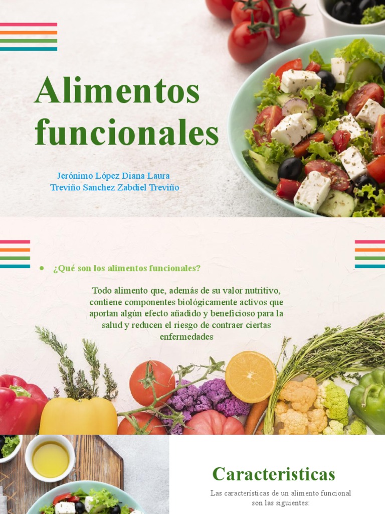 Alimentos Funcionales | PDF | Comida funcional | Alimentos