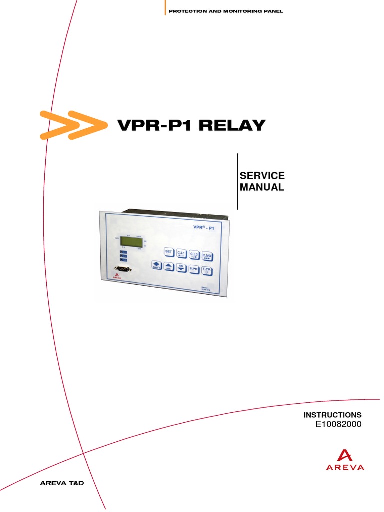 Vpr-P1 Relay: Service Manual | PDF | Computer Program | Programming