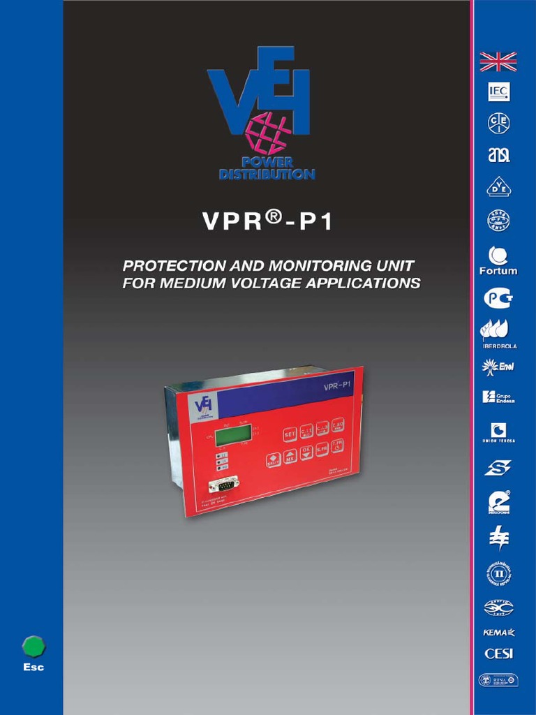 Vpr P1 Relay Pdf Equipment Electricity