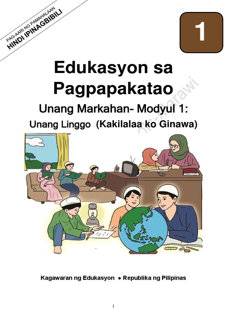 ESP1 - q1 - Mod1 - w1 - Kakilalaa Ko Ginawa | PDF