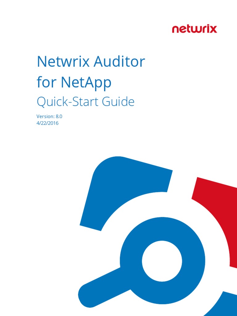 Netwrix Auditor For NetApp Quick Start Guide | PDF | Transport Layer Security | Microsoft Sql Server