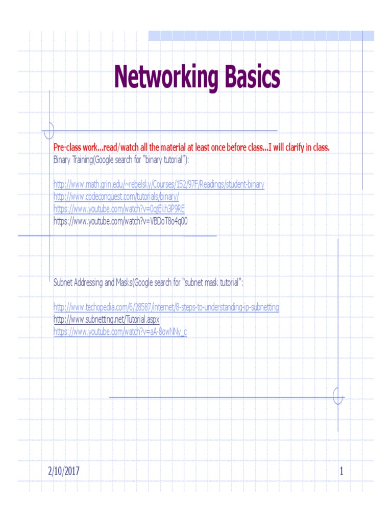 An Introduction to Networking Fundamentals | PDF | Ip Address | Computer Network