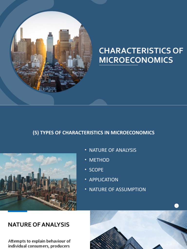 Characteristics of Microeconomics | PDF | Microeconomics | Economics