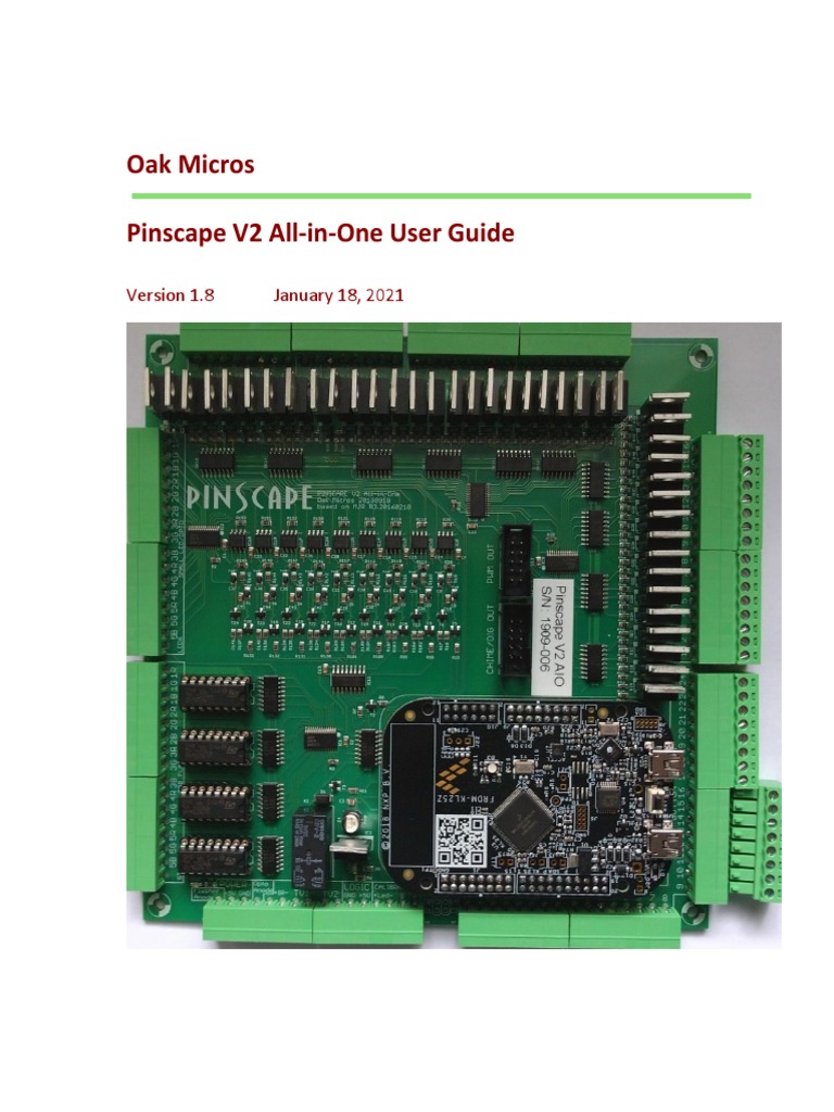 Pinscape AIO User Guide | PDF | Power Supply | Light Emitting Diode