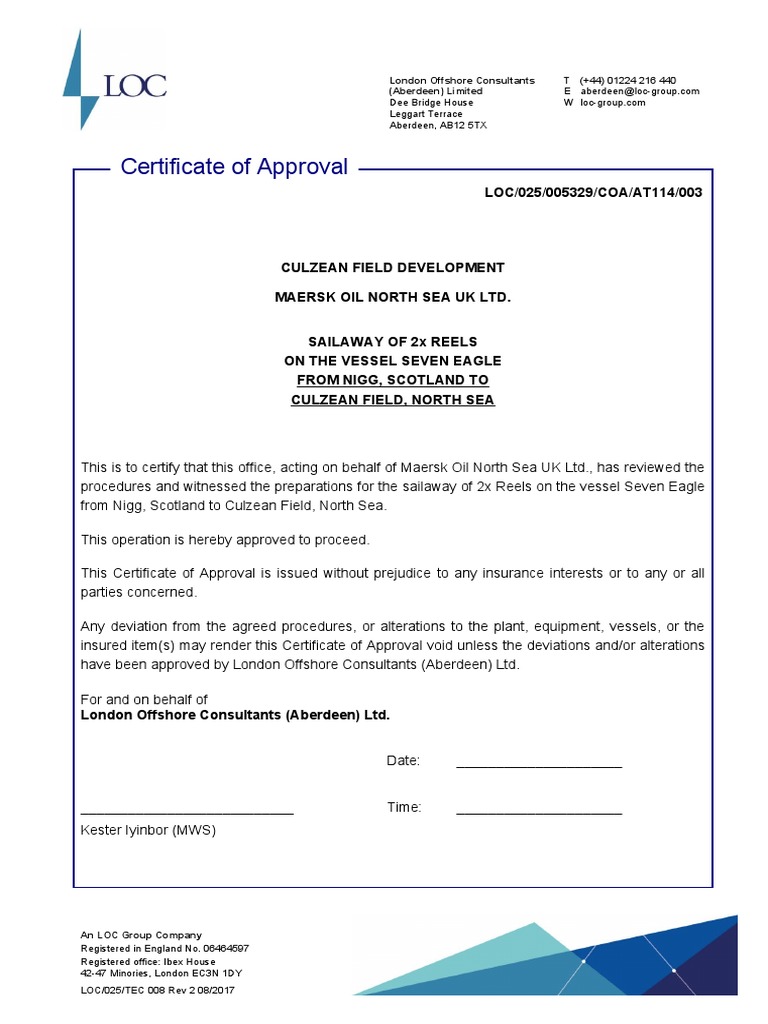 LOC-025-005329-COA-AT114-003 - Sailaway of Seven Eagle | PDF ...