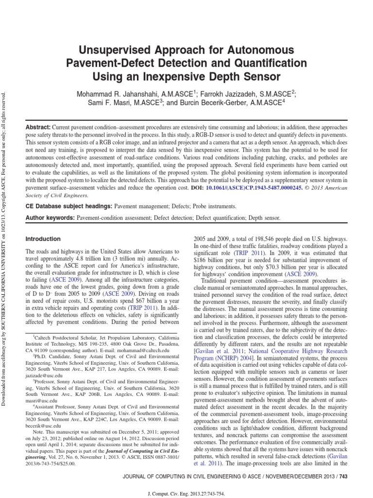 2013 - An Unsupervised Approach For Autonomous Pavement Defect ...