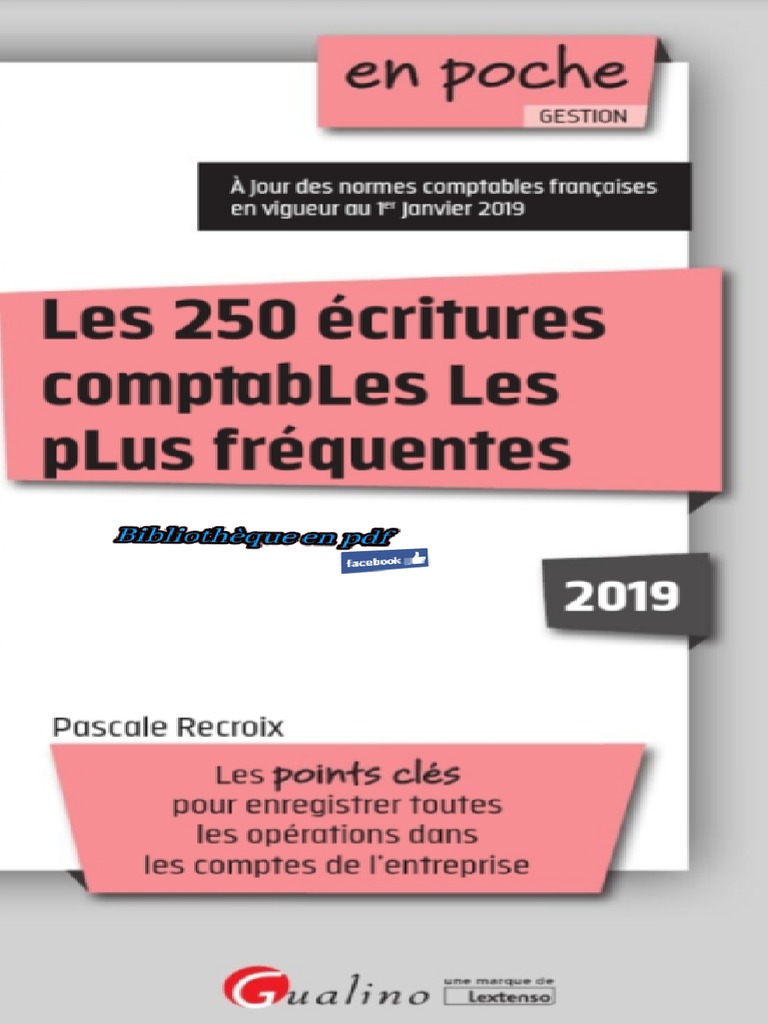 Les 250 Ecritures Comptables Les Plus Fréquentes | PDF