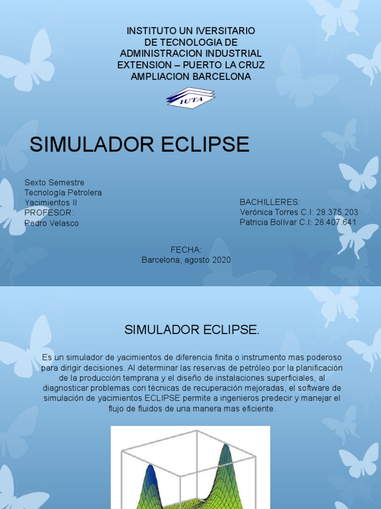 Simulador Eclipse | PDF | Petróleo | Simulación