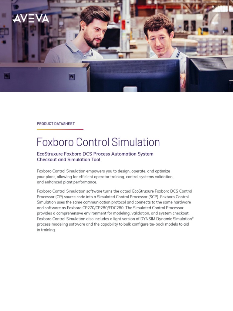 Foxboro Control Simulation: Ecostruxure Foxboro Dcs Process Automation ...