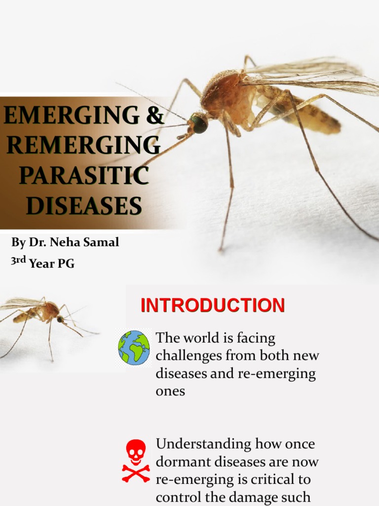 Emerging & Remerging Parasitic Diseases | PDF | Infection | Malaria