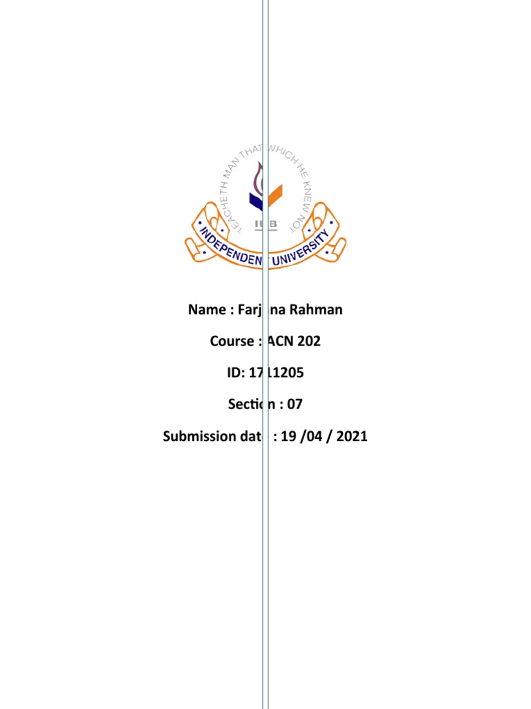 Acn 202 Assignment | PDF | Marketing | Business Economics